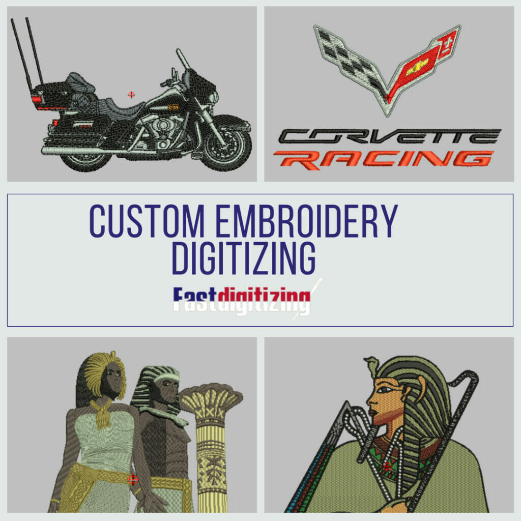 Custom Embroidery Digitizing - fastdigitizing dot com